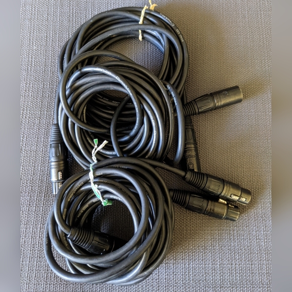 Other | 3 12 3pin Xlr Male Female Balanced Audio Microphone Cables Dyna ...